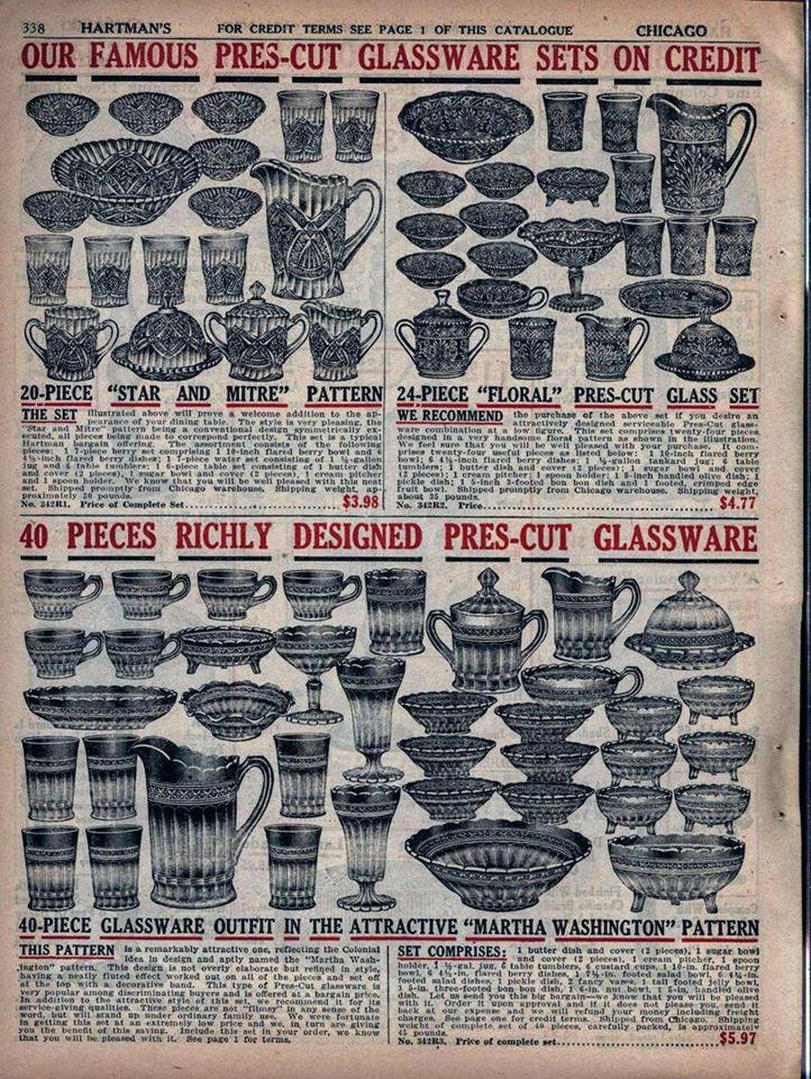 EAPGS Pattern Index - INDIANA GLASS CO. No. 156 (OMN)