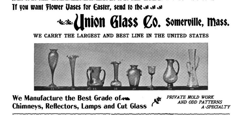 EAPGS Pattern Index - UNION GLASS CO. ADS, CATALOGS, AND INFORMATION