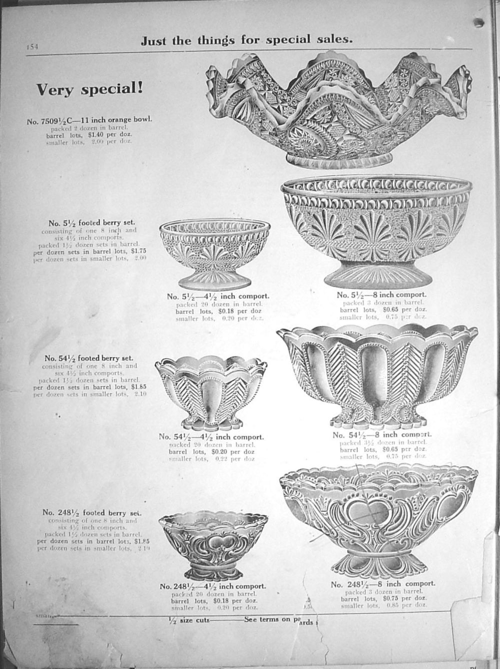 EAPGS Pattern Index - IMPERIAL GLASS CO. ADS, CATALOGS, AND INFORMATION