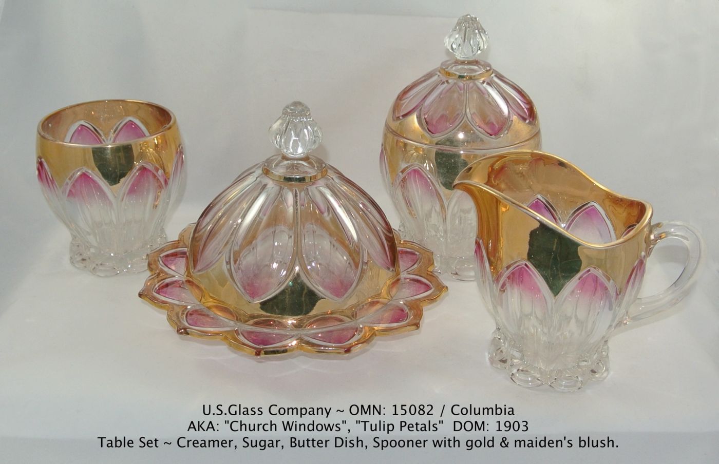 EAPGS Pattern Index - UNITED STATES GLASS CO. No. 15082 COLUMBIA (OMN)
