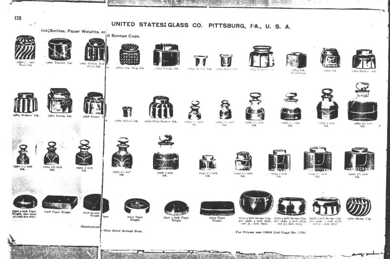 EAPGS Pattern Index - UNITED STATES GLASS CO. ADS, CATALOGS, AND ...
